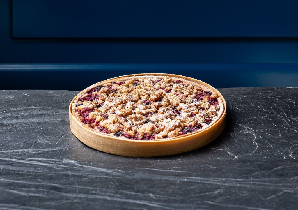 Tarte fruits rouges crumble 6/8 personnes – Maison Bécam